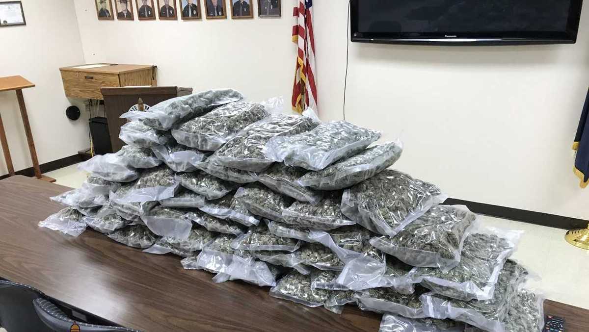 Troopers 2 Arrested Found With 50 Pounds Of Marijuana