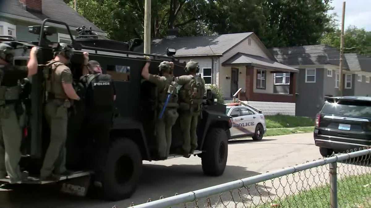 SWAT outside California neighborhood house after shooting