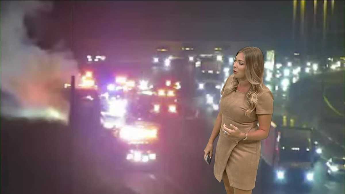 Tractor trailer fire blocks part of Florida's Turnpike at SR-408