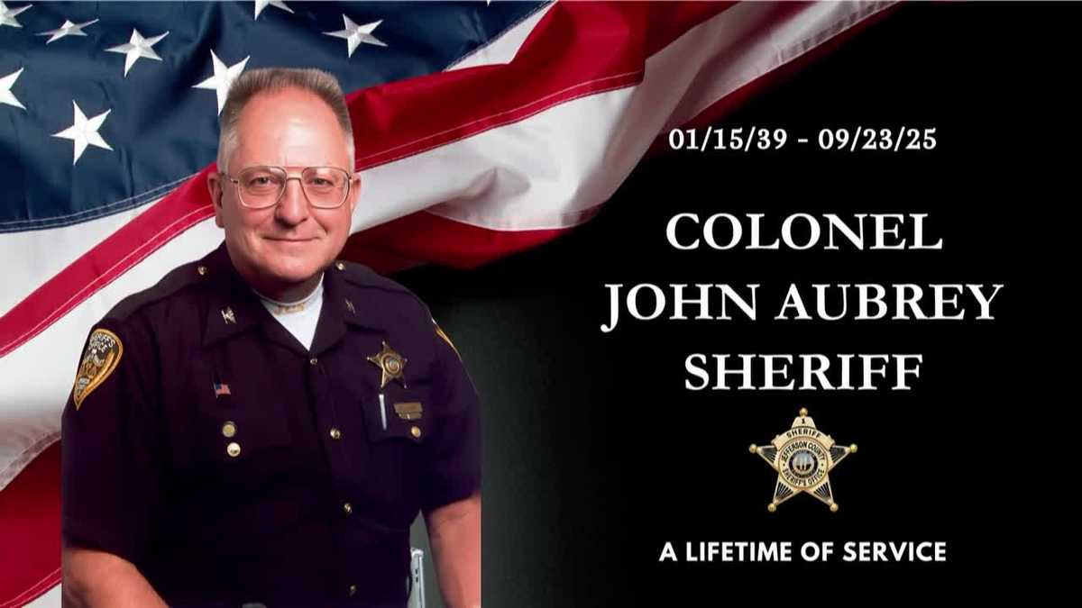 Jefferson County Sheriff John Aubrey laid to rest; county courts closed