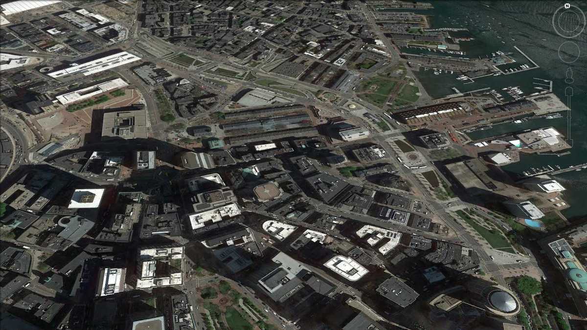 Then and now: Seeing Boston from above
