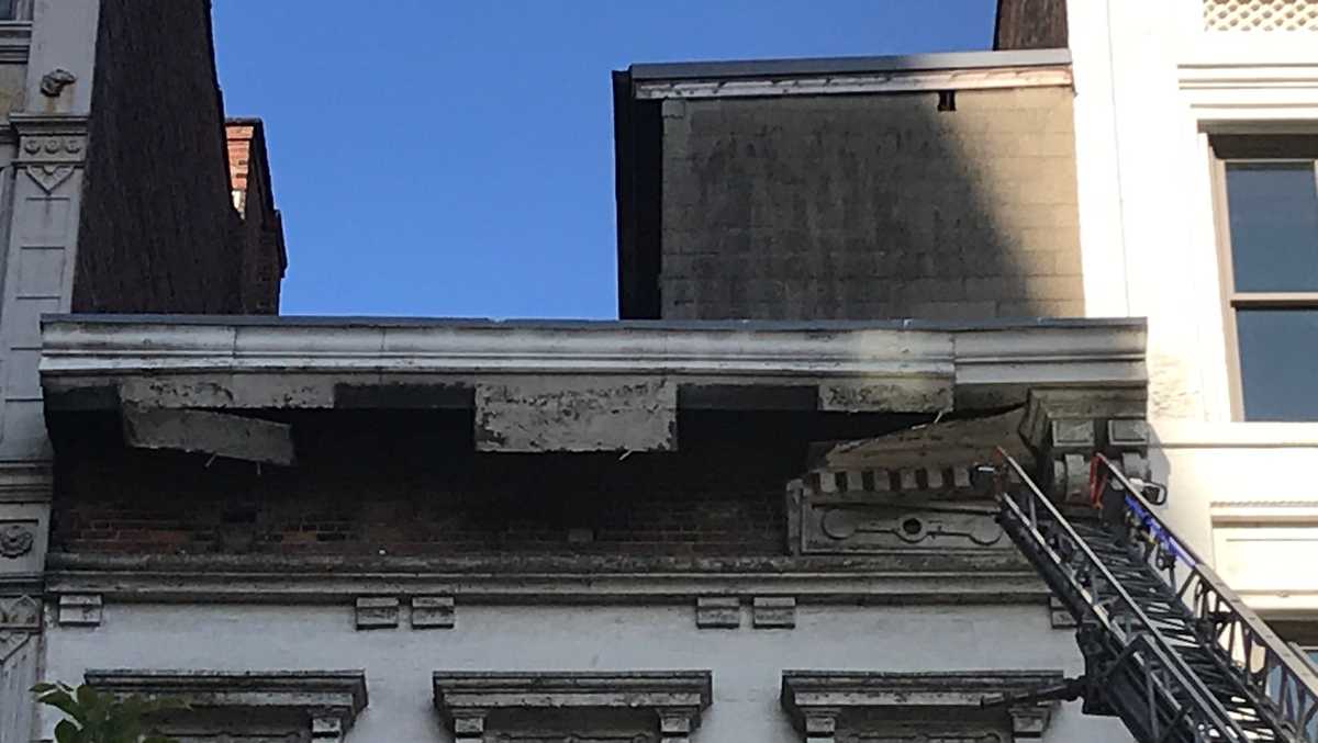 Portion of downtown Cincinnati building partially collapses