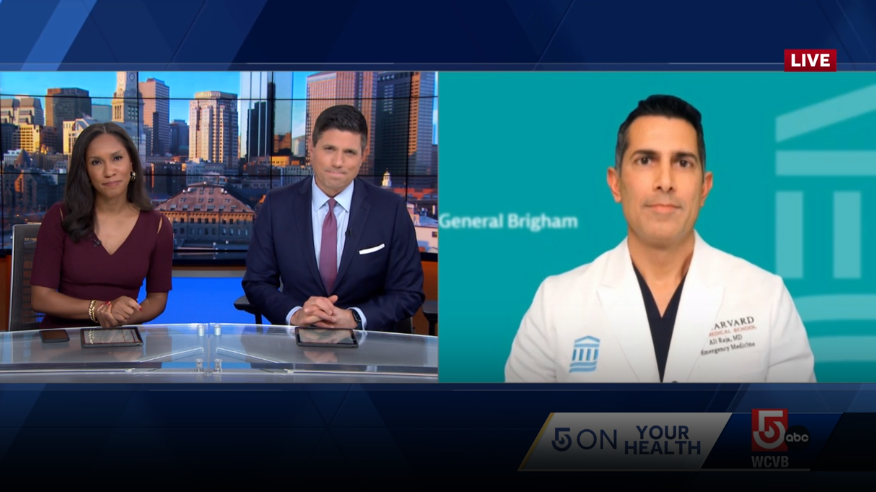 MGH's Dr. Ali Raja speaks to Newscenter 5 about the risk of atrial ...