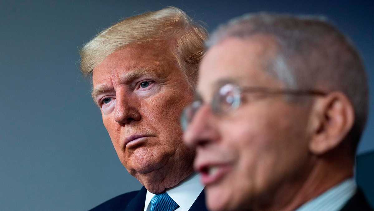 Dr. Anthony Fauci hasn't spoken with President Trump in two weeks