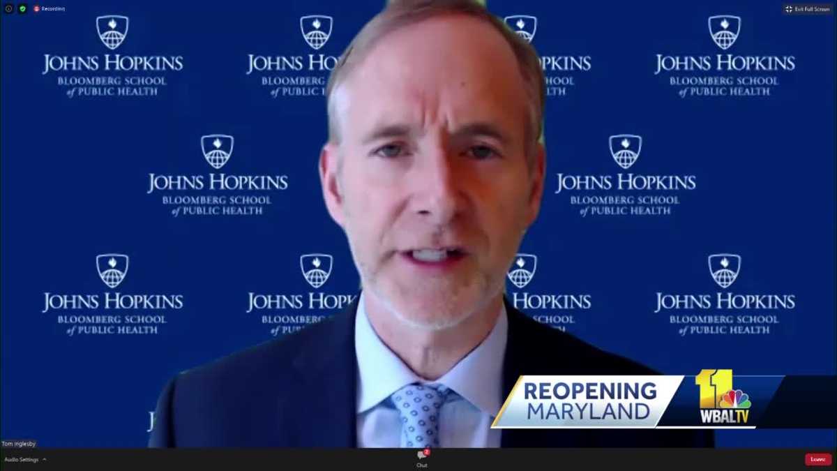 Hopkins' Dr. Tom Inglesby says it's too soon to start easing restrictions