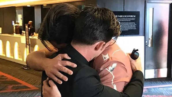 Drake Bell, Josh Peck hug it out following brief feud