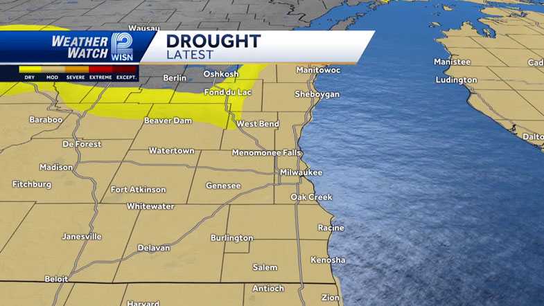 Despite rain, drought conditions persist across southeastern Wisconsin