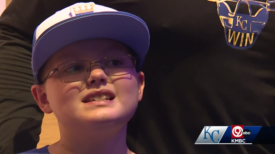 Kansas City Royals host Dream Factory child