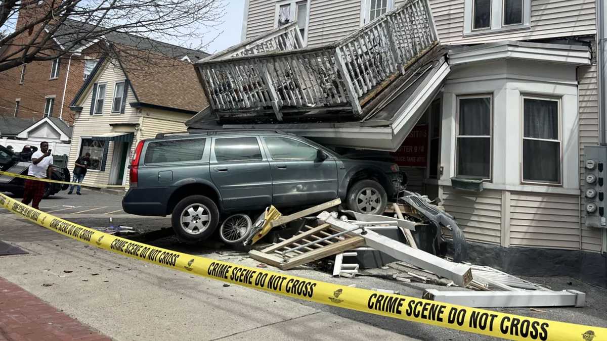 Driver charged with repeat OUI after crashing into Methuen home