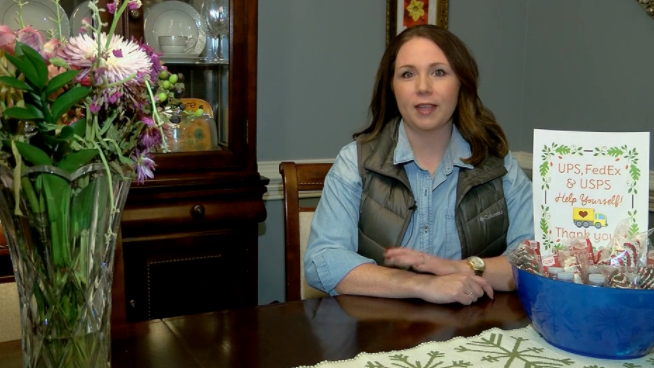 Woman adored by delivery drivers for leaving behind surprise gifts