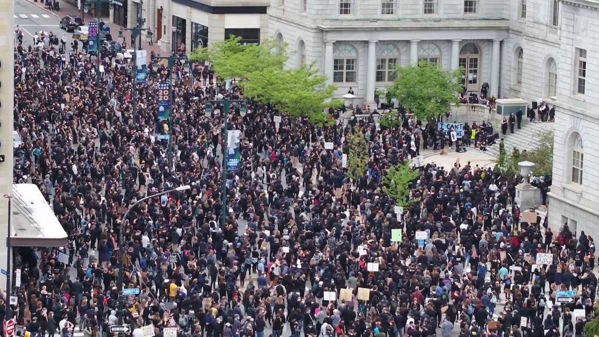 Portland protesters share powerful messages during peaceful protest ...