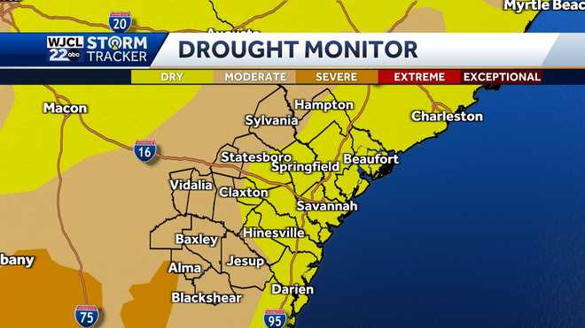 Savannah: Rain chances and timing