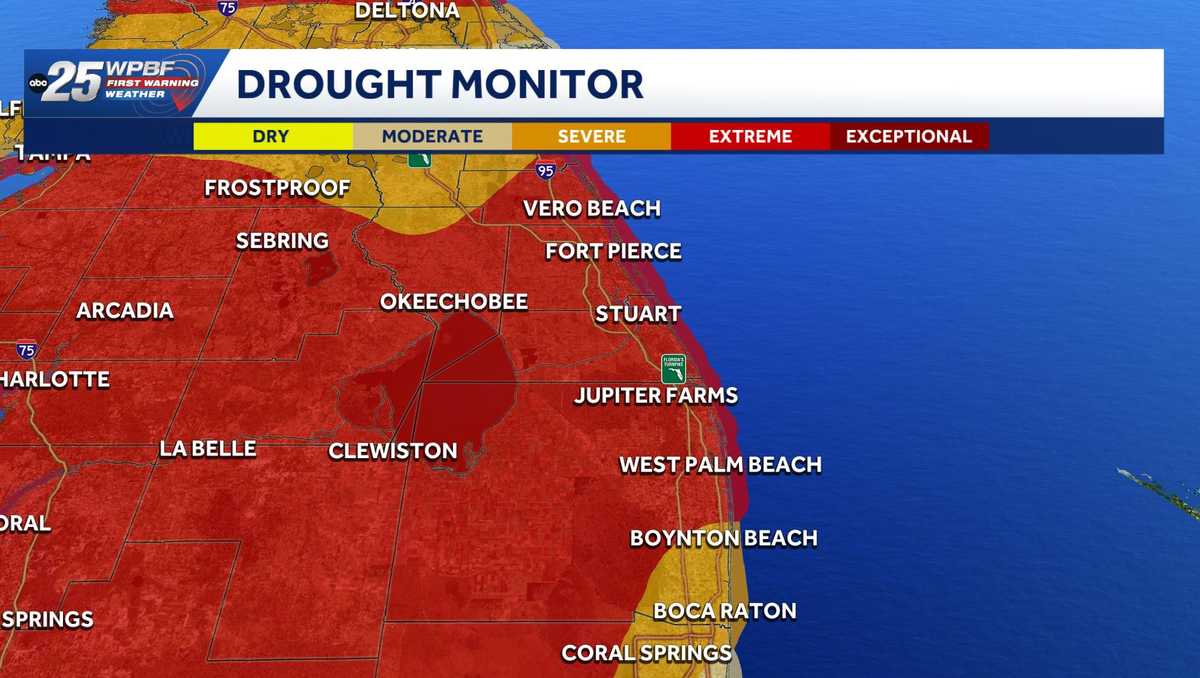 New drought monitor shows no changes to drought in South Florida