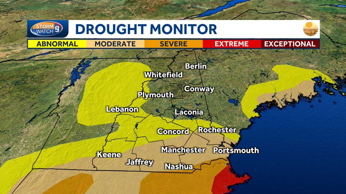 Drought monitor shows recovery across northern NH