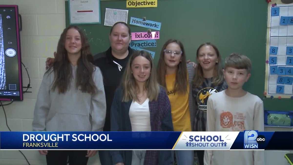 11/30 School Shout Out: Drought School Franksville