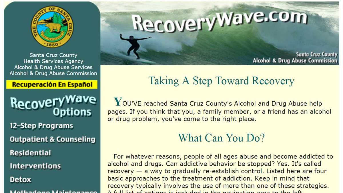Santa Cruz County: Take steps toward addiction recovery