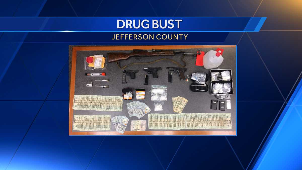 Heroin, meth, guns seized in Jefferson County drug bust
