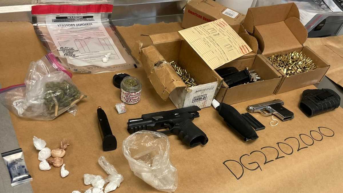 Traffic stop leads to a drug and weapon's arrest in south Monterey ...