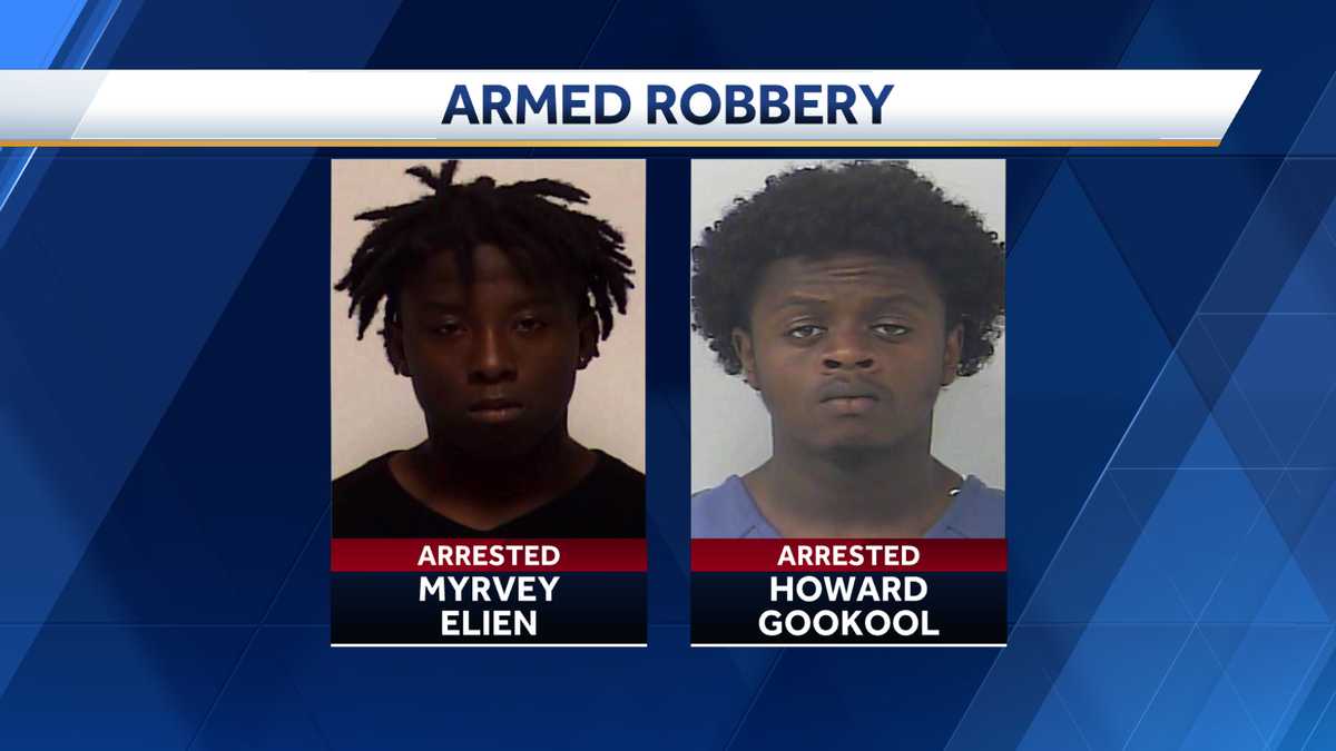Port St. Lucie police arrest two people after an armed robbery Port St. Lucie police arrest two people after an armed robbery