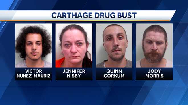 Sheriff's deputies, task force agents arrest four alleged drug ...