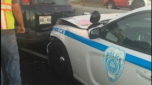 Suspected Drunken Driver Slams Into Jackson Police Cruiser