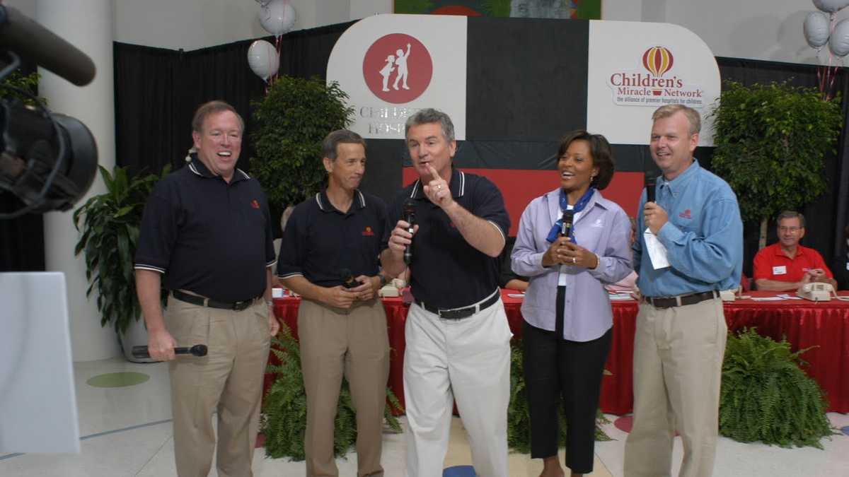 Jerry Tracey hosts the Children's Miracle Network telethons