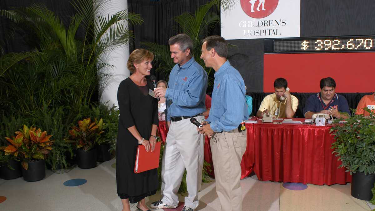 Jerry Tracey hosts the Children's Miracle Network telethons