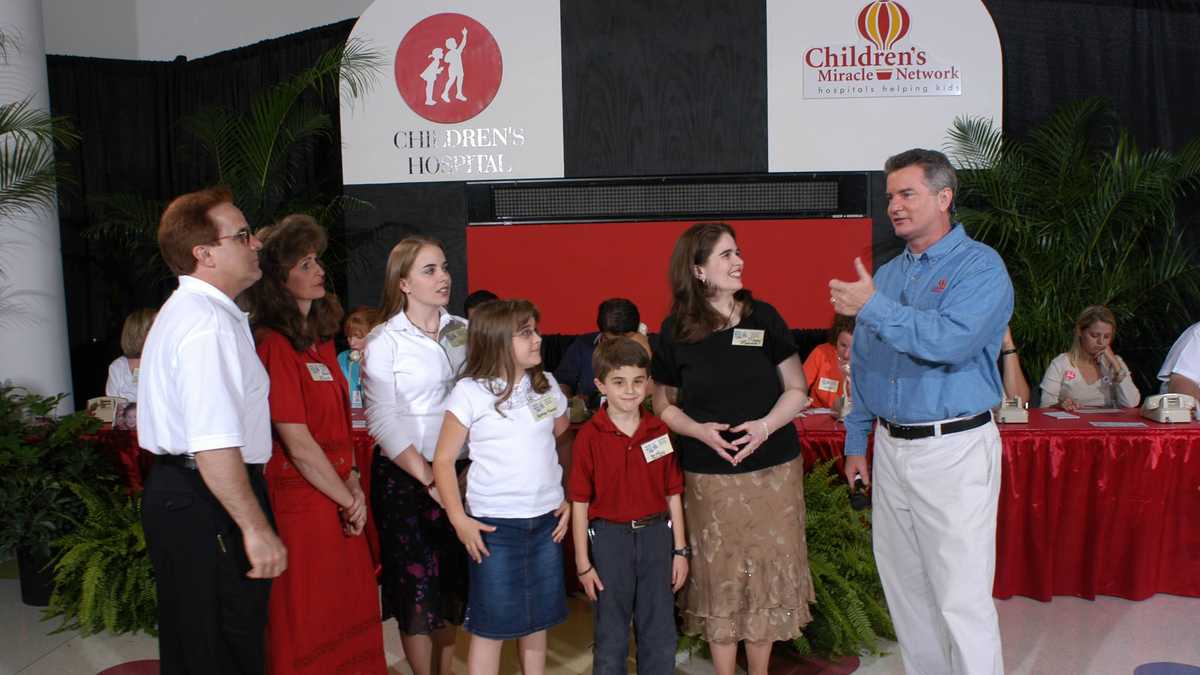 Jerry Tracey hosts the Children's Miracle Network telethons