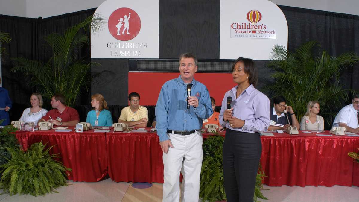 Jerry Tracey hosts the Children's Miracle Network telethons
