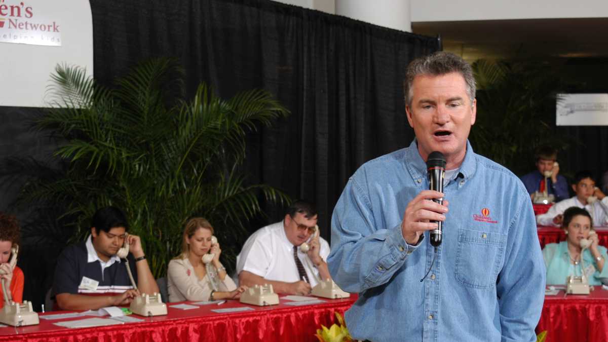 Jerry Tracey hosts the Children's Miracle Network telethons