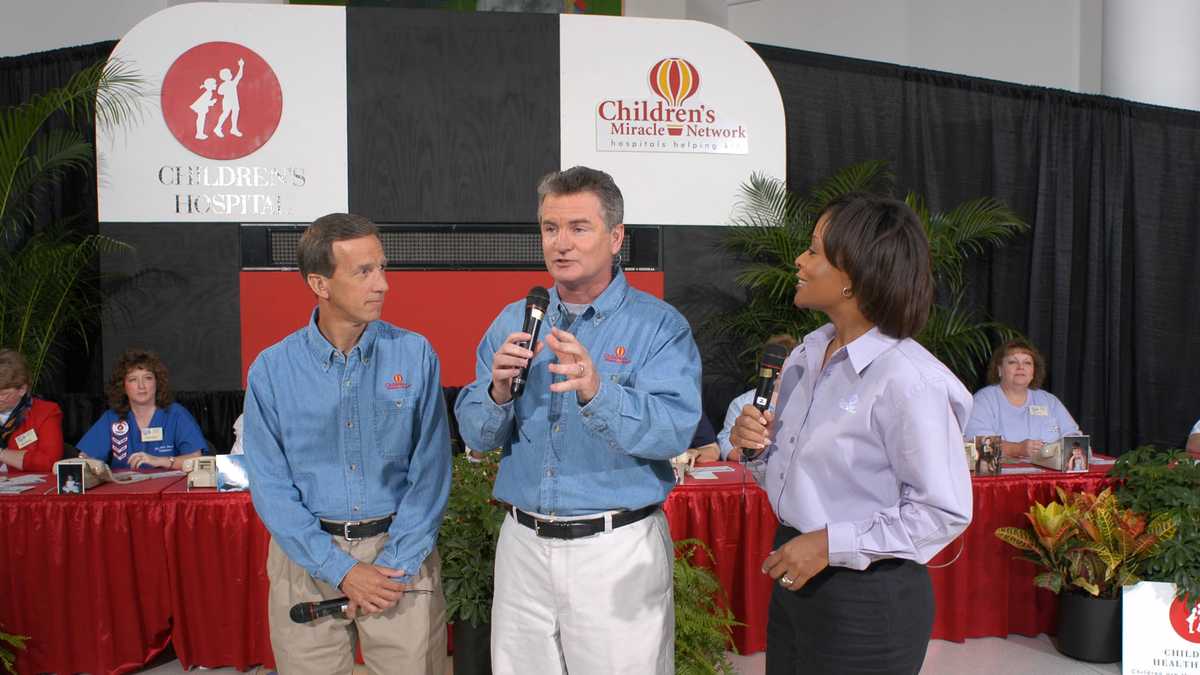 Jerry Tracey hosts the Children's Miracle Network telethons