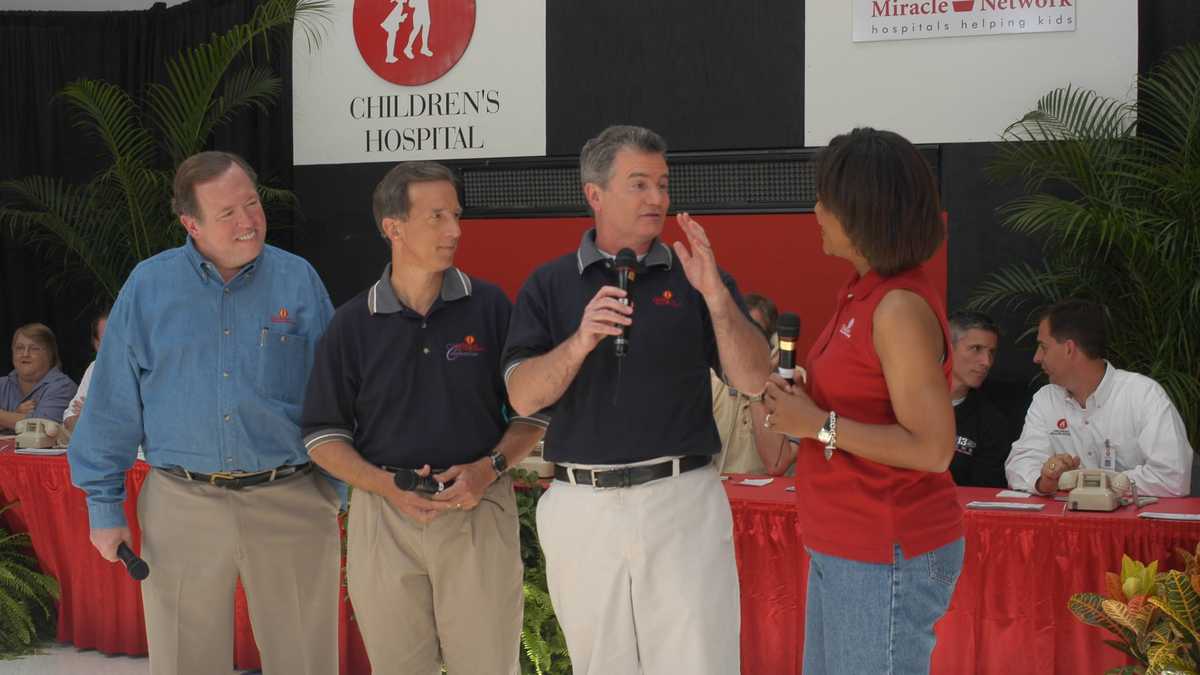 Jerry Tracey hosts the Children's Miracle Network telethons