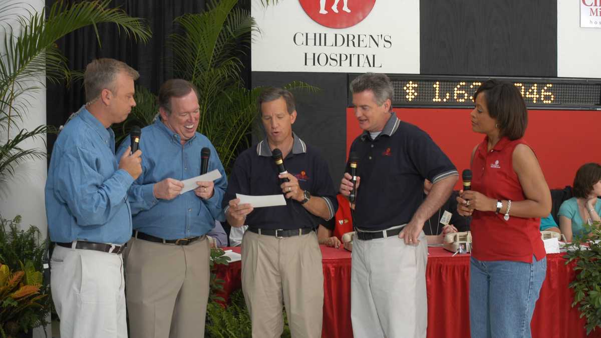 Jerry Tracey hosts the Children's Miracle Network telethons