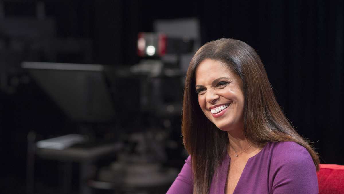 Soledad O'Brien on the set of 'Matter of Fact'