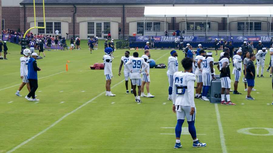 Ravens hold joint practice with Indianapolis Colts