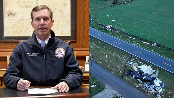 Kentucky governor declares state of emergency after tornado, storms