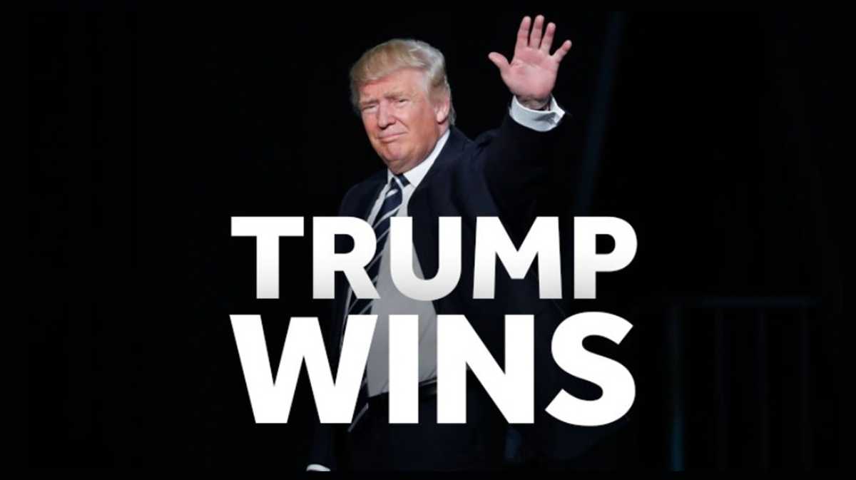 Trump wins White House in astonishing victory