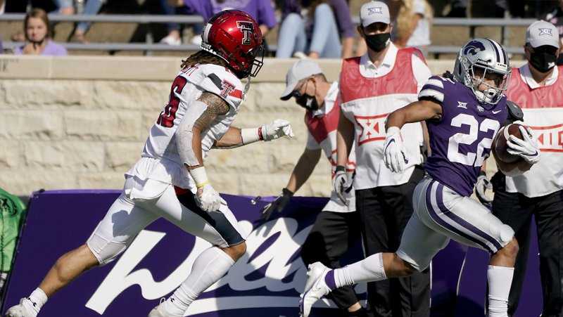 BIG 12 FOOTBALL: Vaughn, Kansas State hold off Texas Tech for 31-21 win