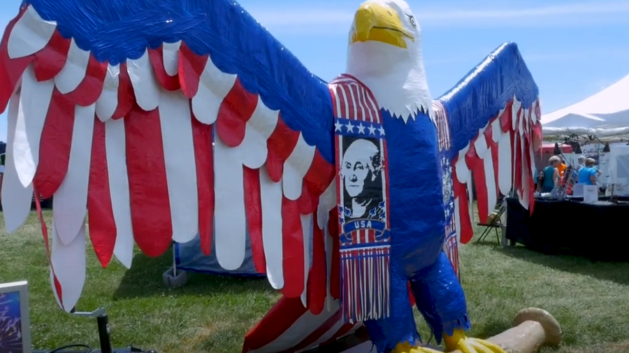 Duct tape sculptures to be on display in Washington Park