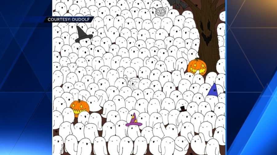 Halloween challenge: Can you find the polar bear?