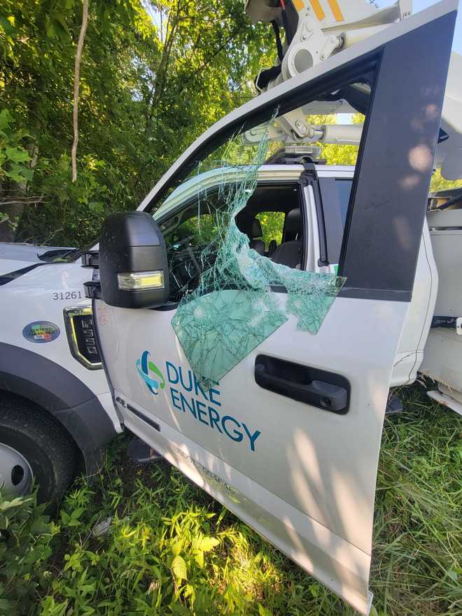 North Carolina Woman Charged After Crashing Stolen Duke Energy Truck