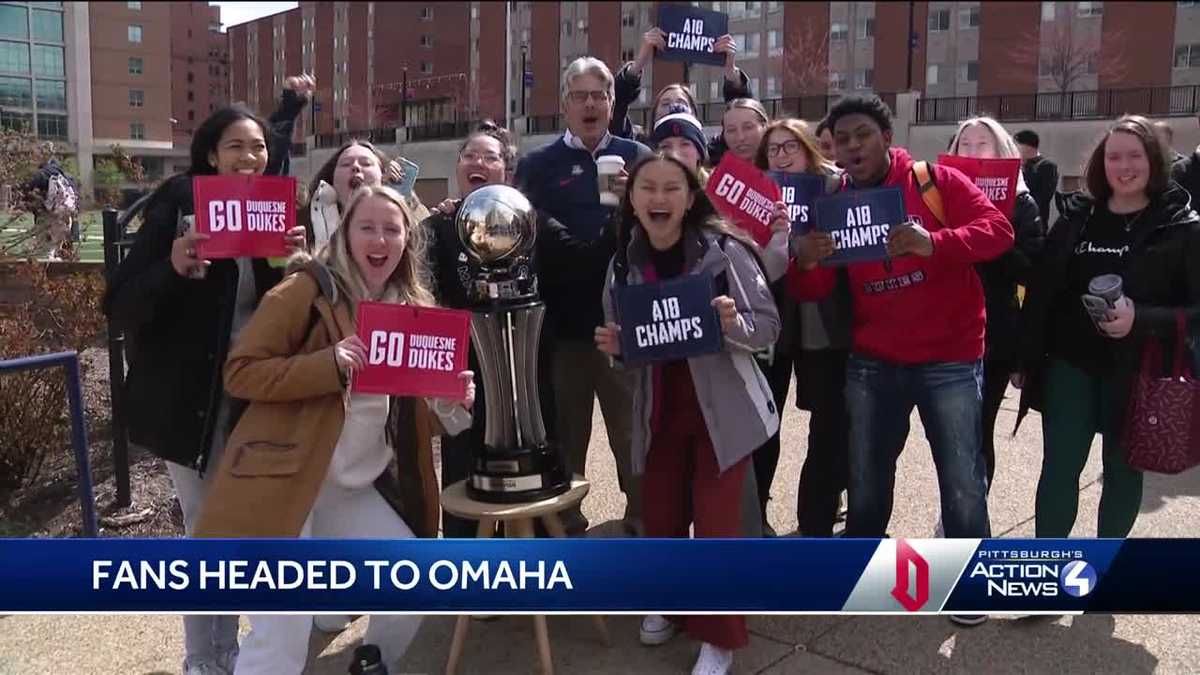 Duquesne Dukes fans head to Omaha for NCAA Tournament