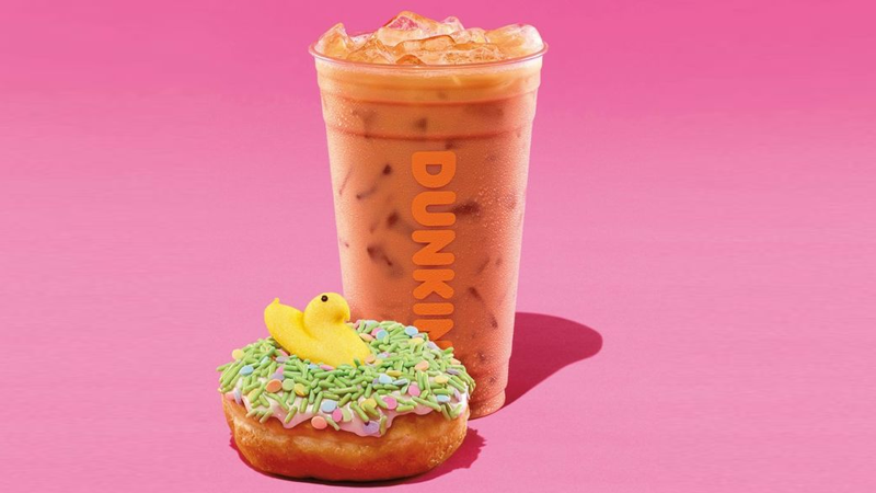 Dunkin' partners with classic Easter candy for April menu additions