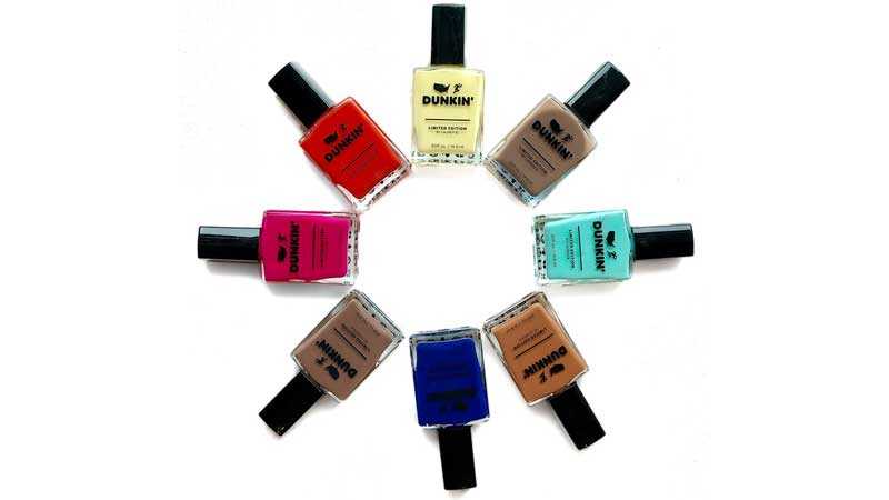 Dunkin' begins selling nail polish inspired by coffee, Baskin-Robbins ...