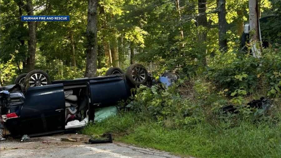 Rollover crash on Route 136 sends seven people, six of which are kids ...