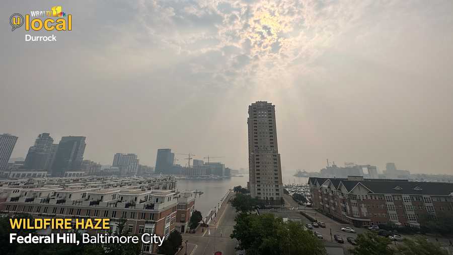 Hazy still as air quality at Code Orange for Maryland