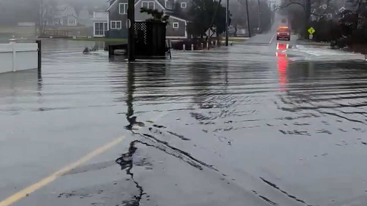 Photos of flooding along Massachusetts coast on Jan. 13, 2024
