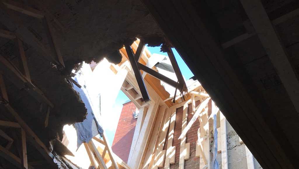 Chimney collapses during Back Bay building renovation