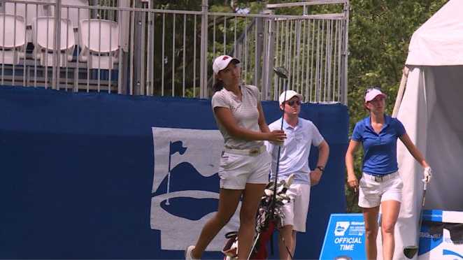 Hog golfer qualifies for LPGA with father as caddie
