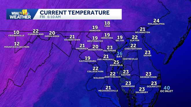 Baltimore Weather: Frigid Winds on Thursday